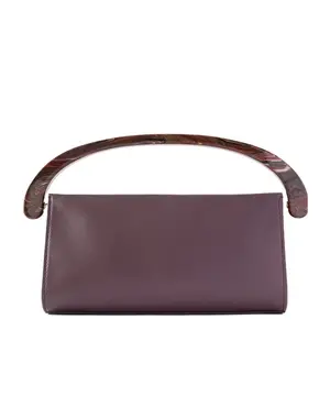Dries Van Noten Leather Clutch - Red