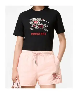 Burberry Heart Knight Crewneck T-shirt - Black