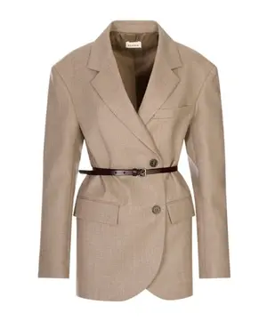 P.a.r.o.s.h Long-sleeve Blazer - Nude