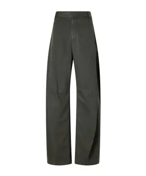 Tibi Stretch Twill Wide-leg Pants