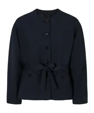 BLAZÉ MILANO Dales Crepe Jacket - Black
