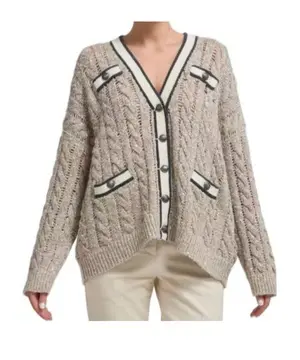 Brunello Cucinelli Long-sleeve Cardigan - Nude