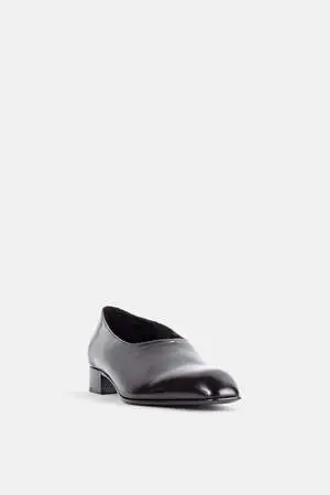Khaite Colt Leather Slip-on Loafers