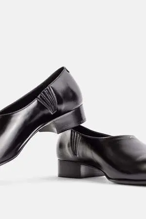 Khaite Colt Leather Slip-on Loafers