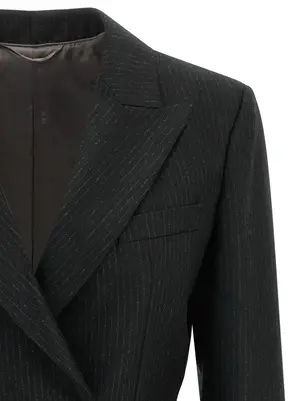 BLAZÉ MILANO Pinstriped Double-breasted Blazer