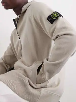 Stone Island Wool-blend Zip-up Hoodie