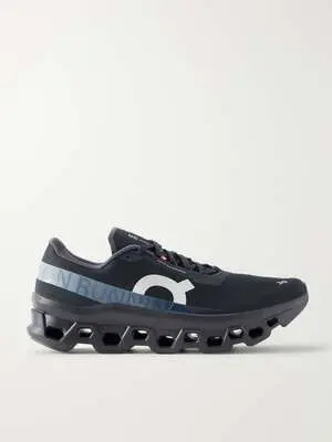 On Cloudmonster 1 Stretch-knit Sneakers - Black