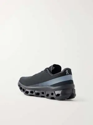 On Cloudmonster 1 Stretch-knit Sneakers - Black