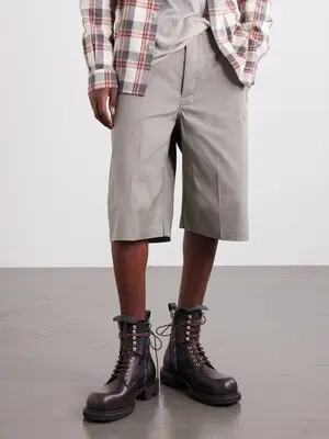 Rick Owens Army Gabe Leather Lace-up Boots - Brown