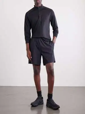 On Train Straight-leg 7 Recycled-jersey Shorts