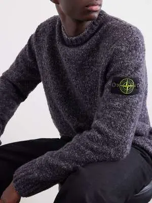 Stone Island Virgin Wool-blend Sweater