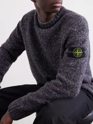 Stone Island Virgin Wool-blend Sweater