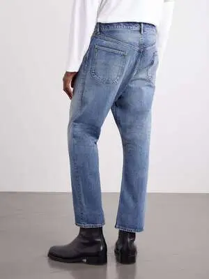 BEAMS Straight-leg Paint-splattered Jeans