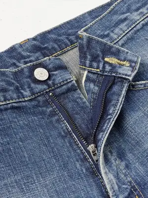 BEAMS Straight Leg Paint Splattered Jeans