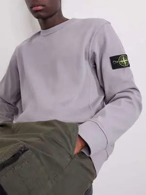 Stone Island Cotton Jersey Sweatshirt