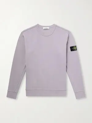 Stone Island Cotton Jersey Sweatshirt - Gray