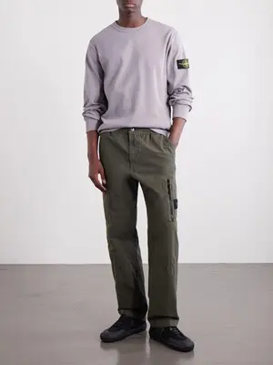 Stone Island Cotton Jersey Sweatshirt - Gray