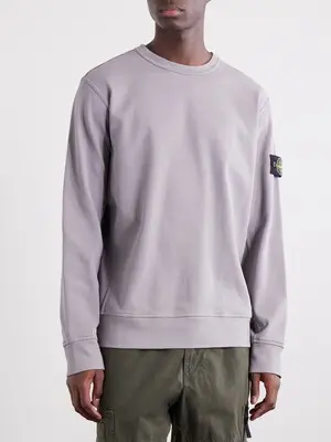 Stone Island Cotton Jersey Sweatshirt - Gray