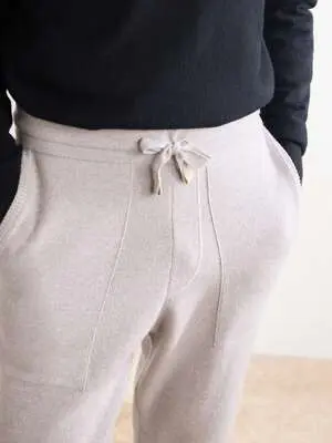 Brioni Tapered Drawstring Straight-leg Cashmere Sweatpants
