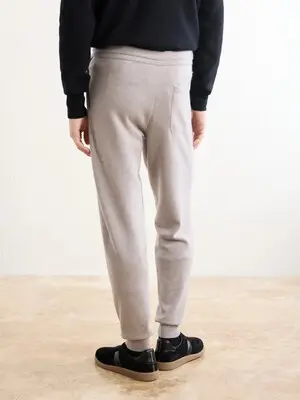 Brioni Tapered Drawstring Straight-leg Cashmere Sweatpants