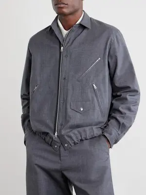 Sacai Woven Blouson Jacket