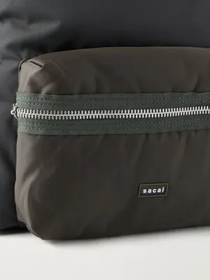 Sacai Logo Appliqué Shell Backpack