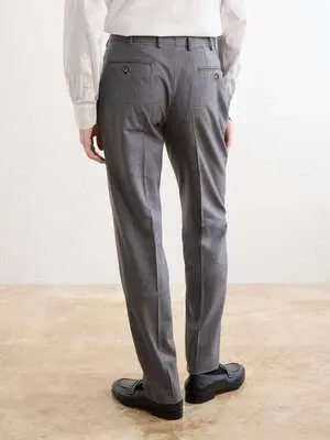Brioni Straight-leg Wool-twill Suit Trousers