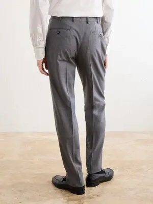 Brioni Straight-leg Wool-twill Suit Trousers
