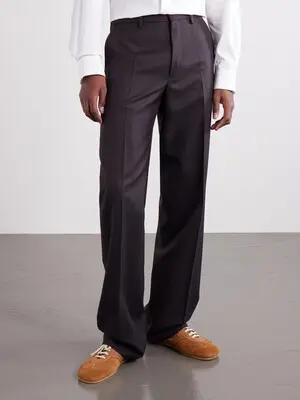 Dries Van Noten Panvel Herringbone Wool Trousers