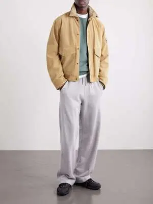 Stone Island Garment-dyed Cotton-fleece Sweatshirt