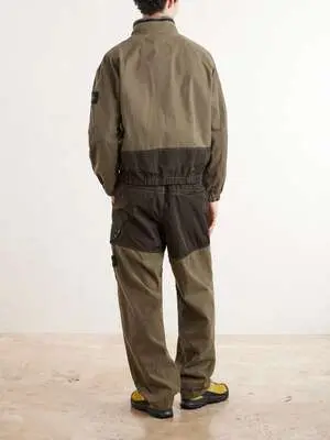 Stone Island Garment-dyed Cotton-canvas Bomber Jacket