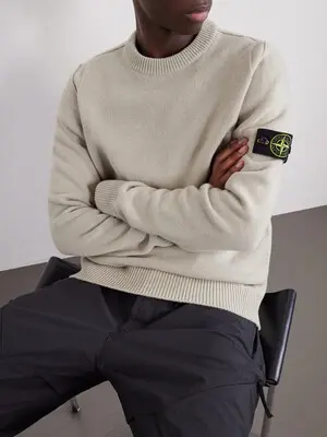 Stone Island Wool-blend Sweater - Neutrals