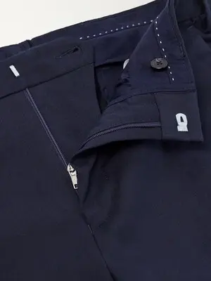 Dries Van Noten Philip Straight-leg Cotton And Wool-blend Twill Trousers