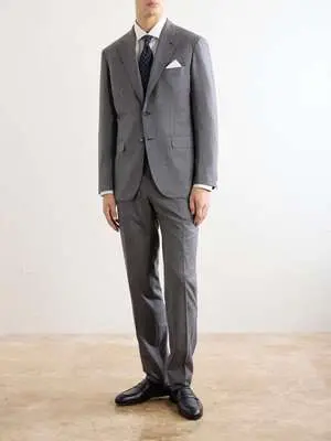 Brioni Plume Wool-twill Suit Jacket