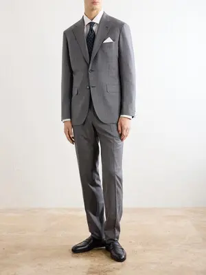 Brioni Plume Wool-twill Suit Jacket