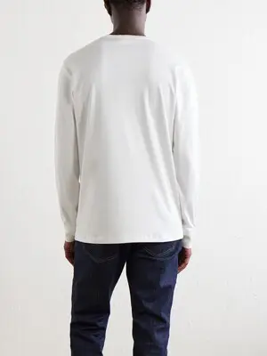 Ralph Lauren Purple Label Cotton-jersey Henley T-shirt