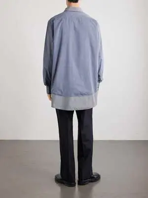 MAISON MARGIELA Double Checked Cotton-poplin Shirt