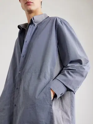 MAISON MARGIELA Double Checked Cotton-poplin Shirt