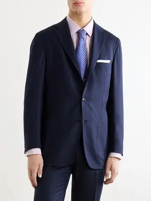 Kiton Virgin Wool Suit Jacket
