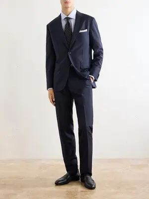 Brioni Plume Wool And Mohair-blend Suit Jacket