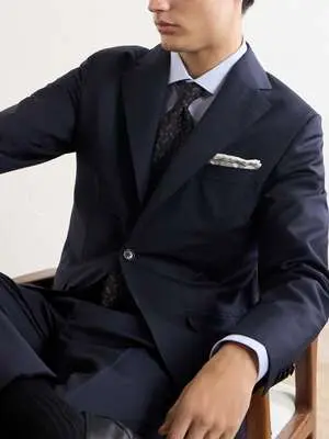 Brioni Plume Wool And Mohair-blend Suit Jacket