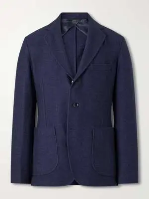 Brioni Cashmere And Silk-blend Blazer - Blue