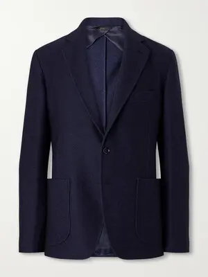 Brioni Cashmere And Silk-blend Blazer - Blue