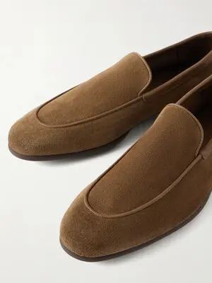 John Lobb Tyne Ii Suede Loafers