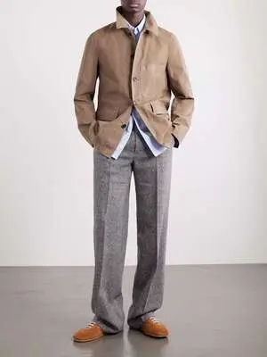 Dries Van Noten Braxton Garment-dyed Cotton Jacket