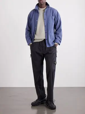 Stone Island Straight-leg Shell Trousers
