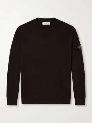 Stone Island Virgin Wool-blend Sweatshirt