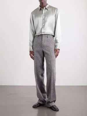 Dries Van Noten Panvel Straight-leg Wool-twill Trousers