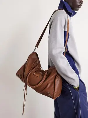 Balenciaga Le City Large Leather Tote Bag