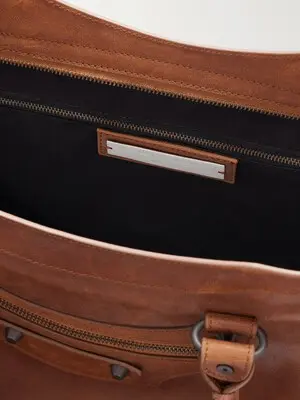 Balenciaga Le City Large Leather Tote Bag